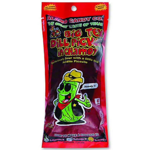 Alamo Big Tex Dill Pickle in Chamoy – Candy Landz Darwin