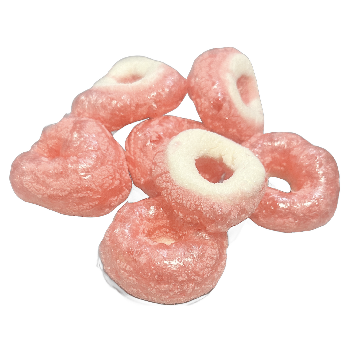 Freeze Dried Strawberry Rings 7 piece – Candy Landz Darwin
