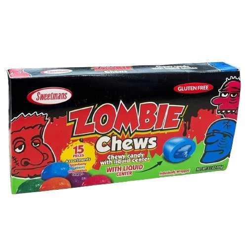 Zombie Chews Theatre Box 105g 10 pack – Candy Landz Darwin