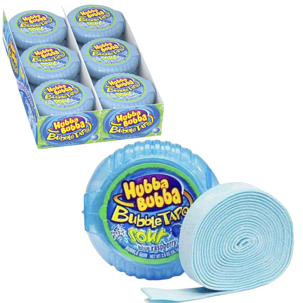 Hubba Bubba Bubble Tape Blue Raspberry 56.7g 12 pack – Candy Landz Darwin