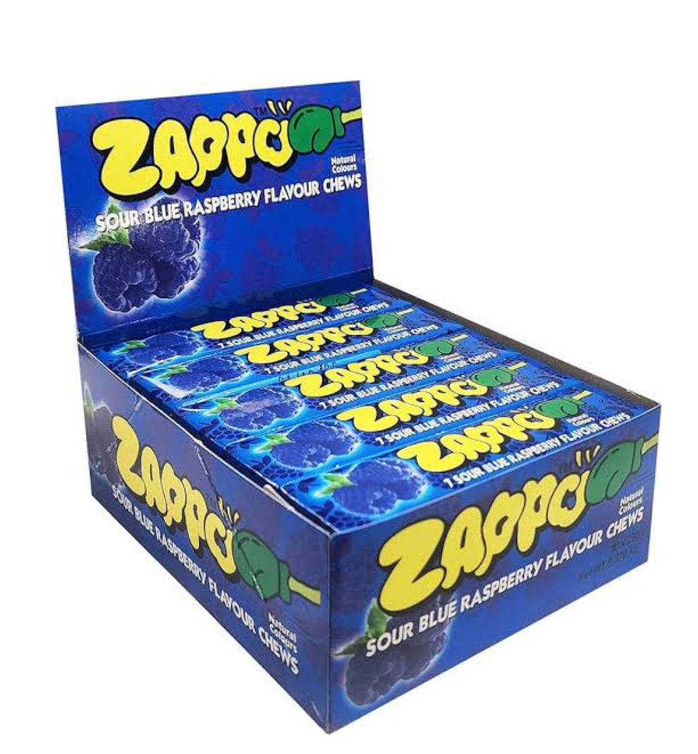 Zappo Blue Raspberry 30 pack – Candy Landz Darwin