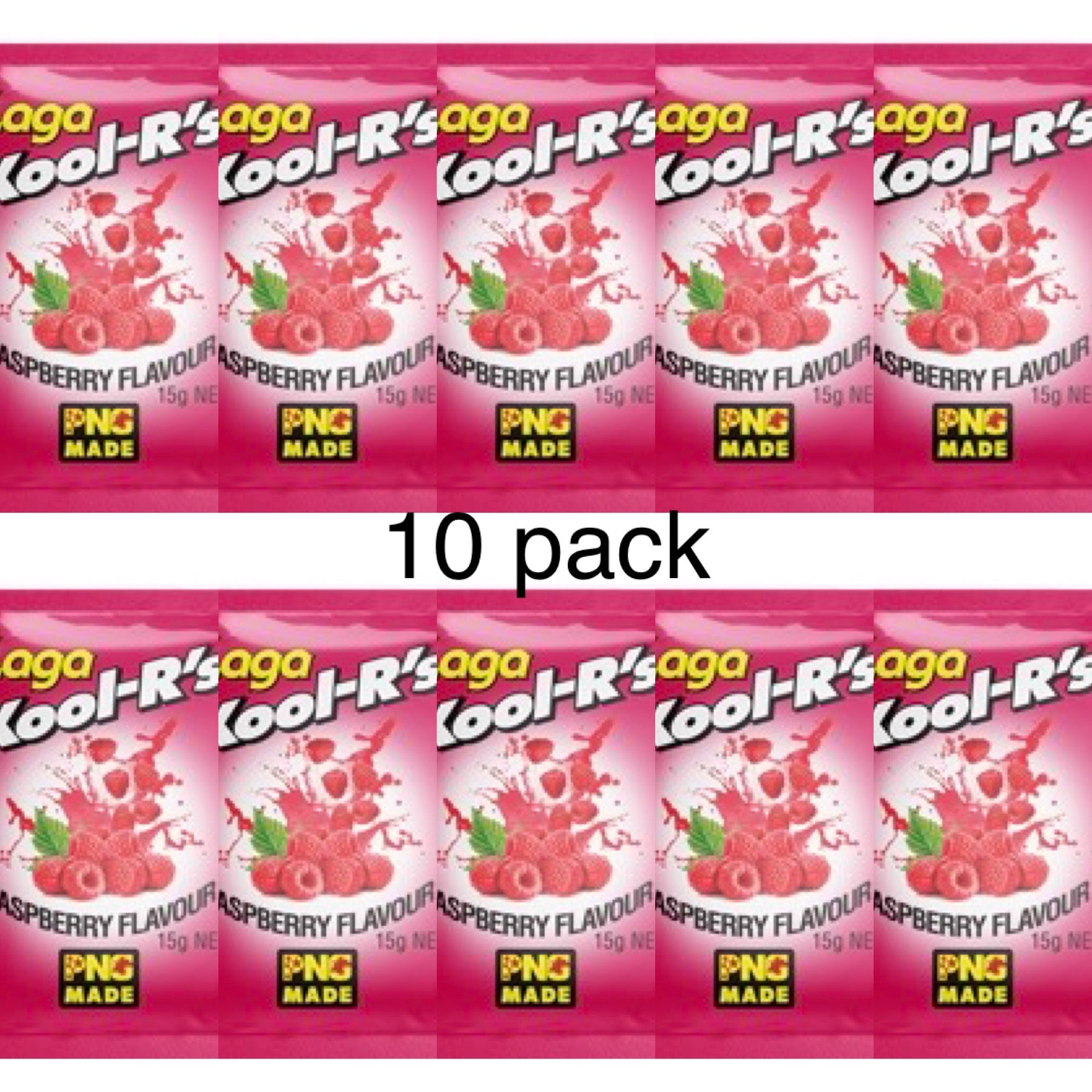 Kool R Raspberry 10 Pack – Candy Landz Darwin