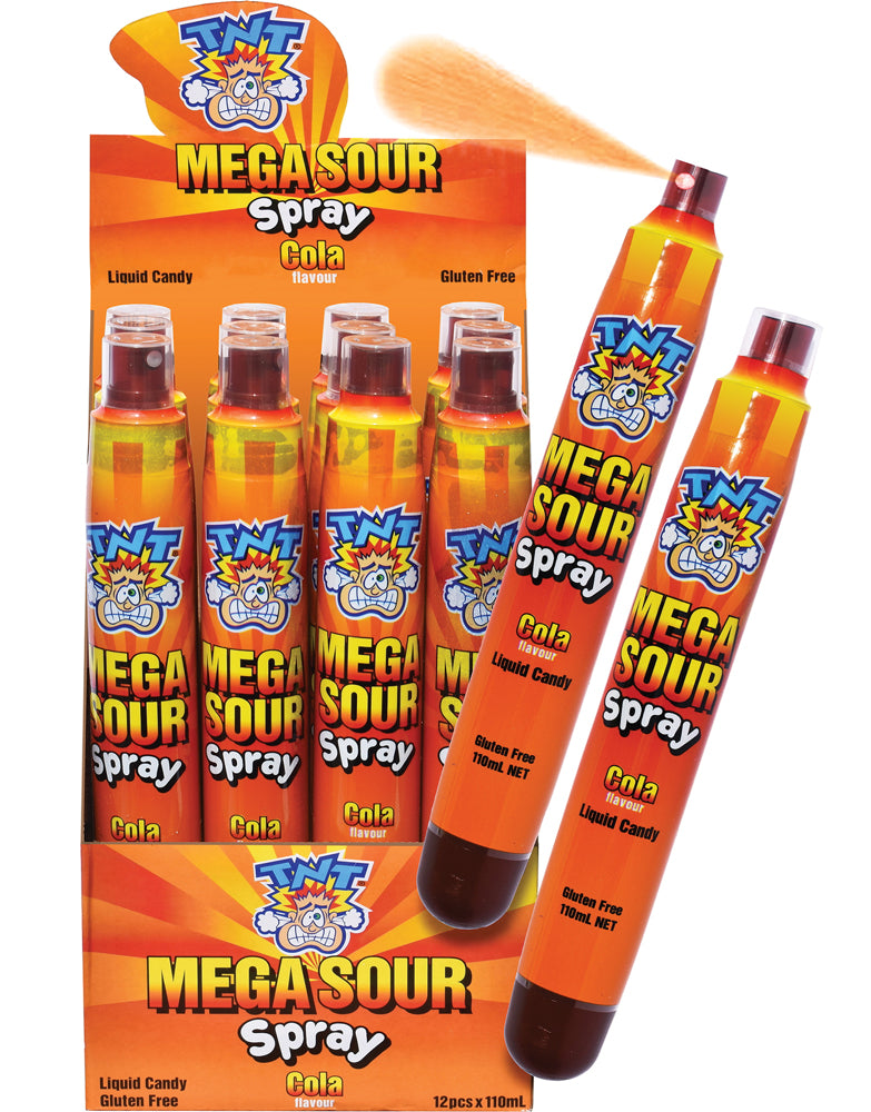 TNT Mega Sour Spray Cola 110ml – Candy Landz Darwin