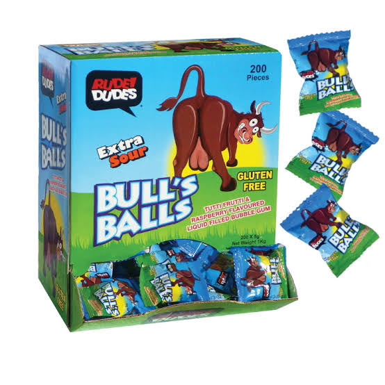Rude Dudes Bull Balls 200 piece – Candy Landz Darwin