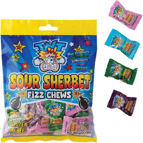 TNT Sour Sherbet Fizz Chews 150g – Candy Landz Darwin